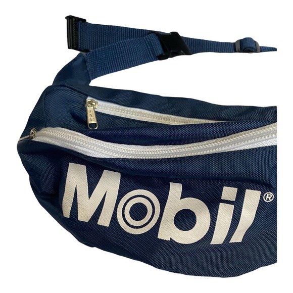 Mobil | Bags | Vintage Exxon Mobil Fanny Pack Belt Waist Bag Gas ...